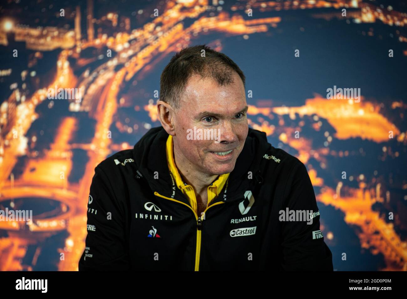 Renault f1 team trackside operations director in fia press conference ...