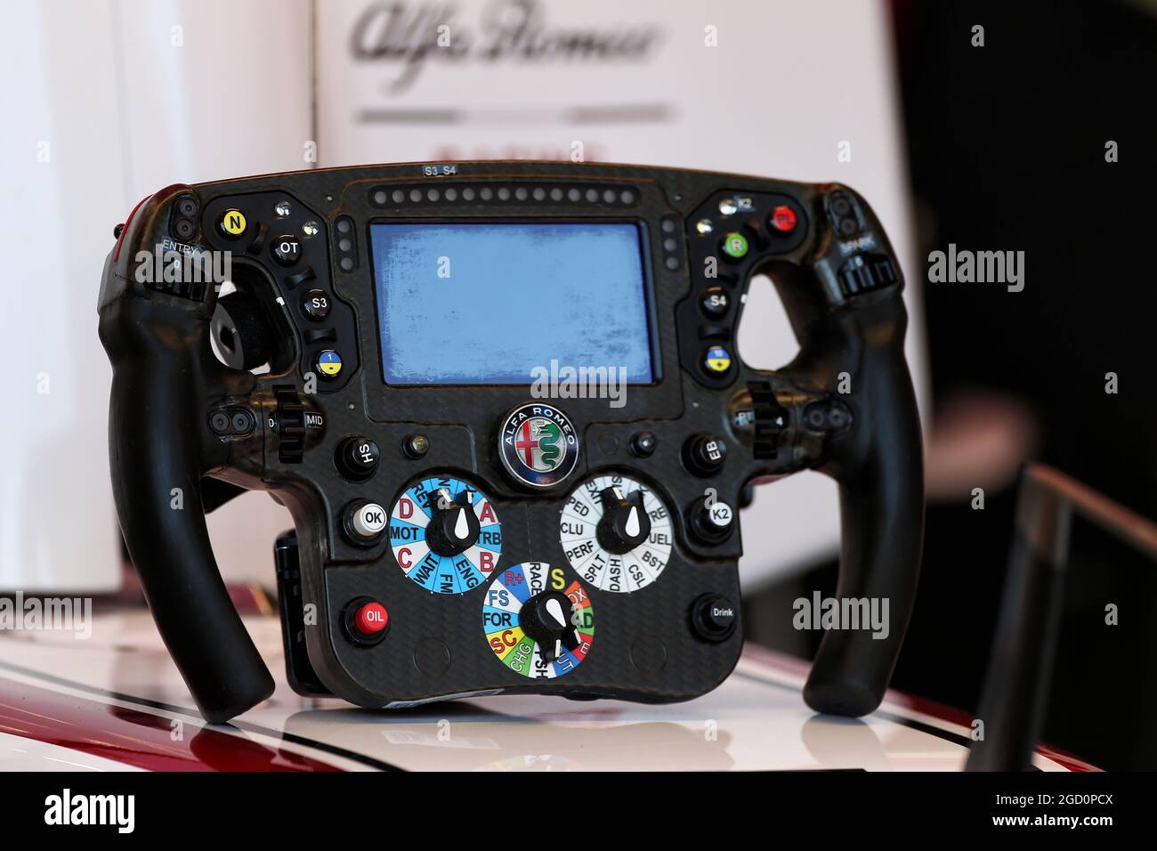 Formula 1 steering wheel hi-res stock photography and images - Alamy
