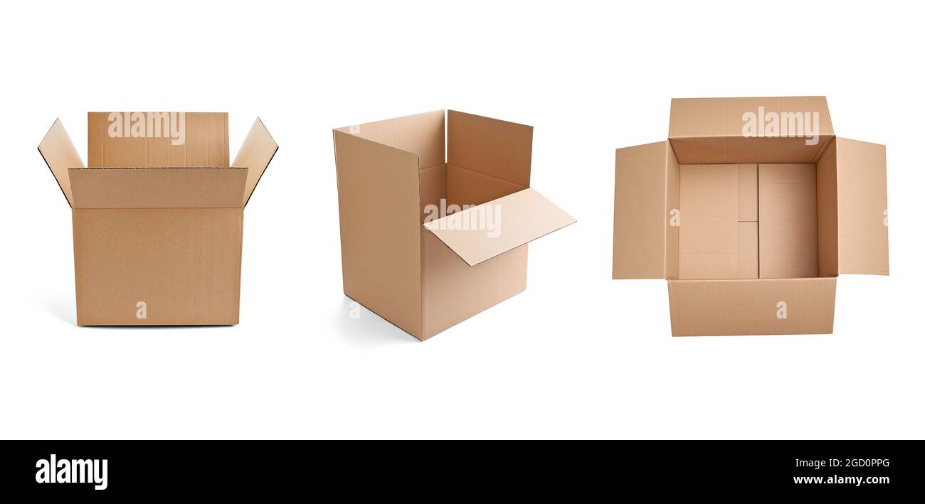 box package delivery cardboard carton Stock Photo - Alamy