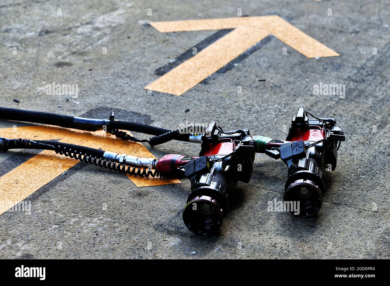 Pit stop air guns. Formula One Testing, Day 3, Friday 28th February ...