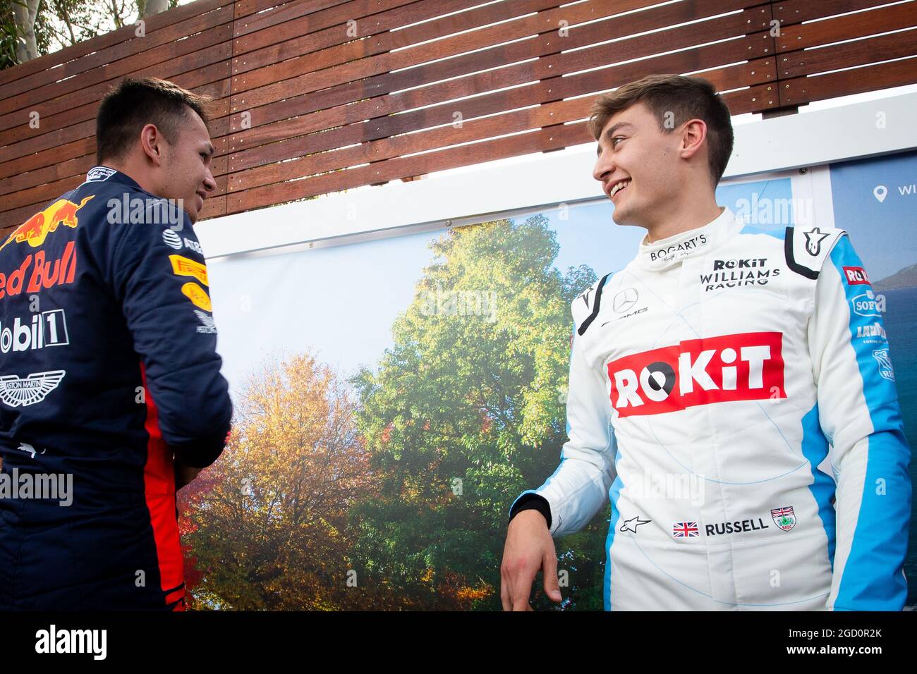George russell and alex albon hi-res stock photography and images - Alamy