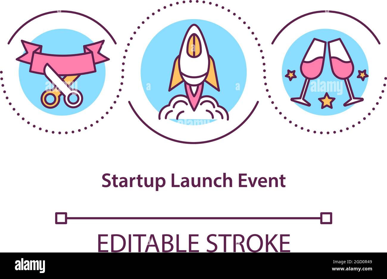 Lined up for the start Cut Out Stock Images & Pictures - Alamy