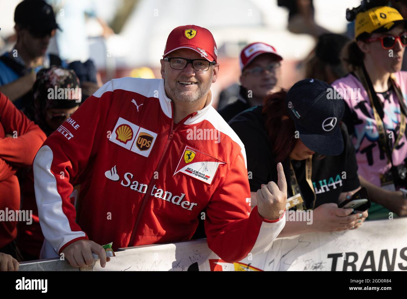 Circuit atmosphere ferrari fan hi-res stock photography and images - Alamy