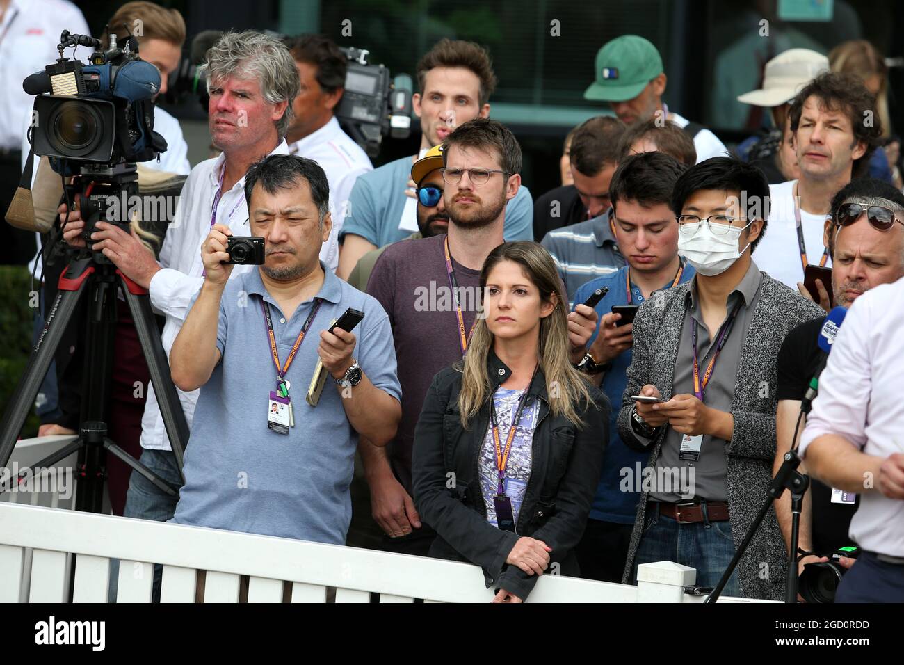 Outdoor press conference hi-res stock photography and images - Alamy