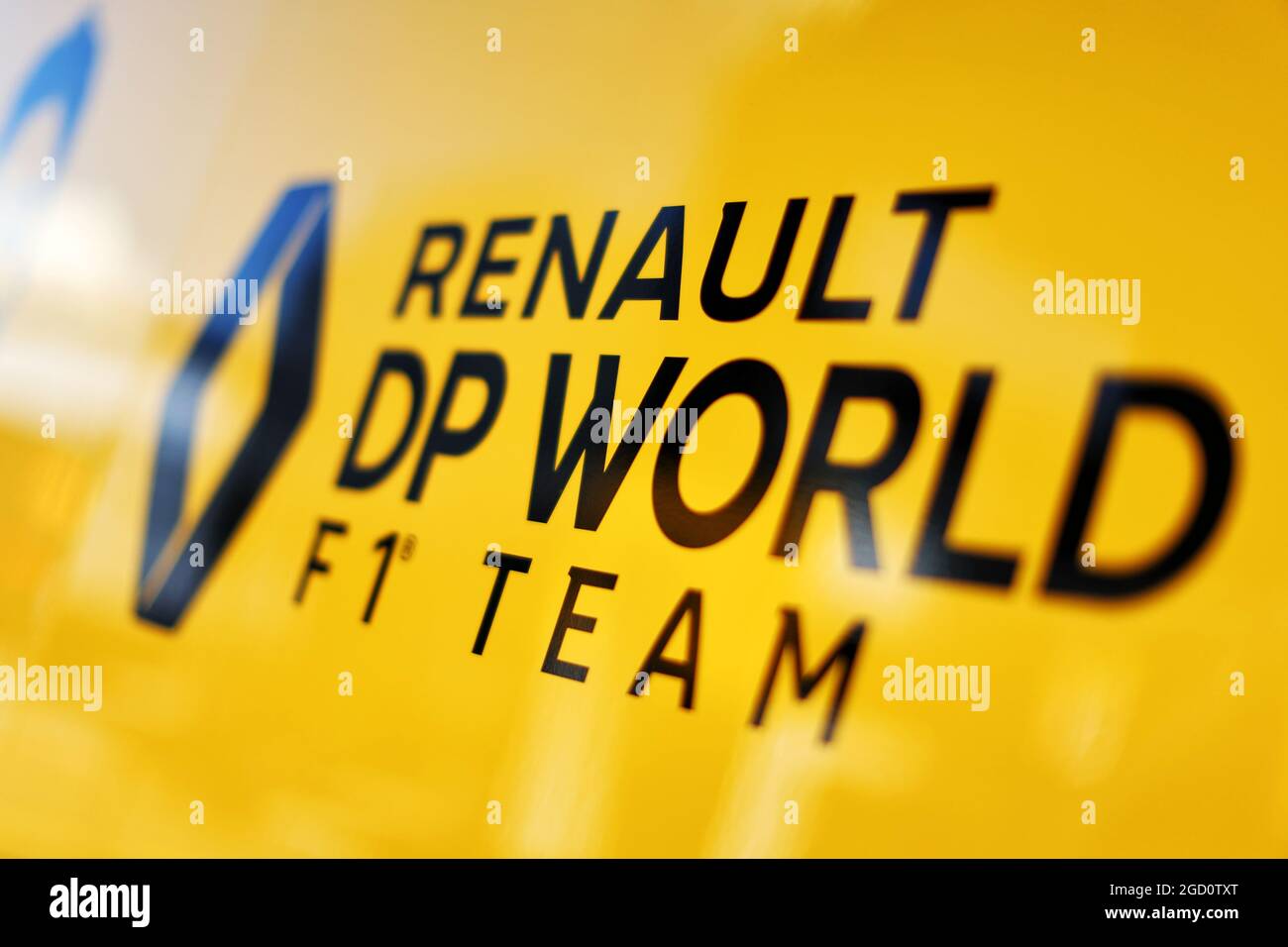 Renault F1 Team logo. Steiermark Grand Prix, Friday 10th July 2020 ...