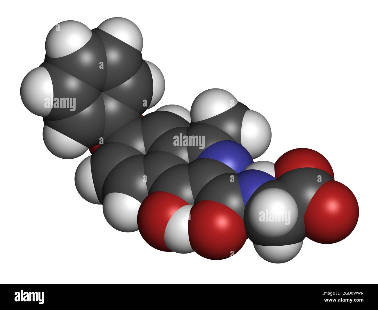 Roxadustat drug molecule. 3D rendering Stock Photo - Alamy