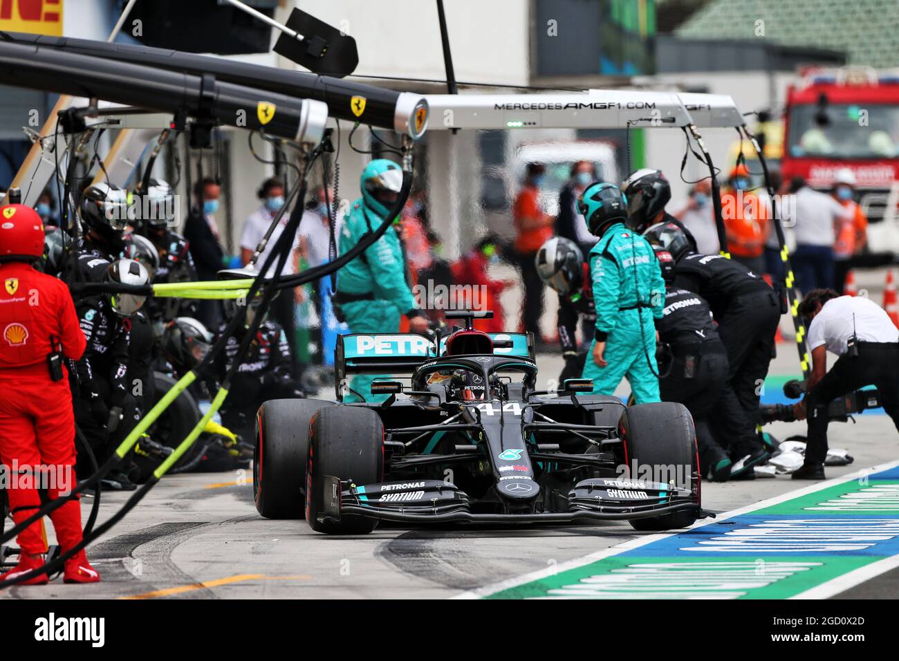 Lewis hamilton 2020 budapest hi-res stock photography and images - Alamy