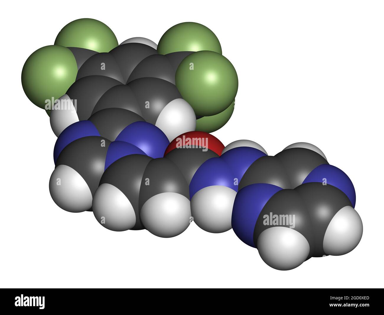 Selinexor cancer drug molecule. 3D rendering Stock Photo - Alamy