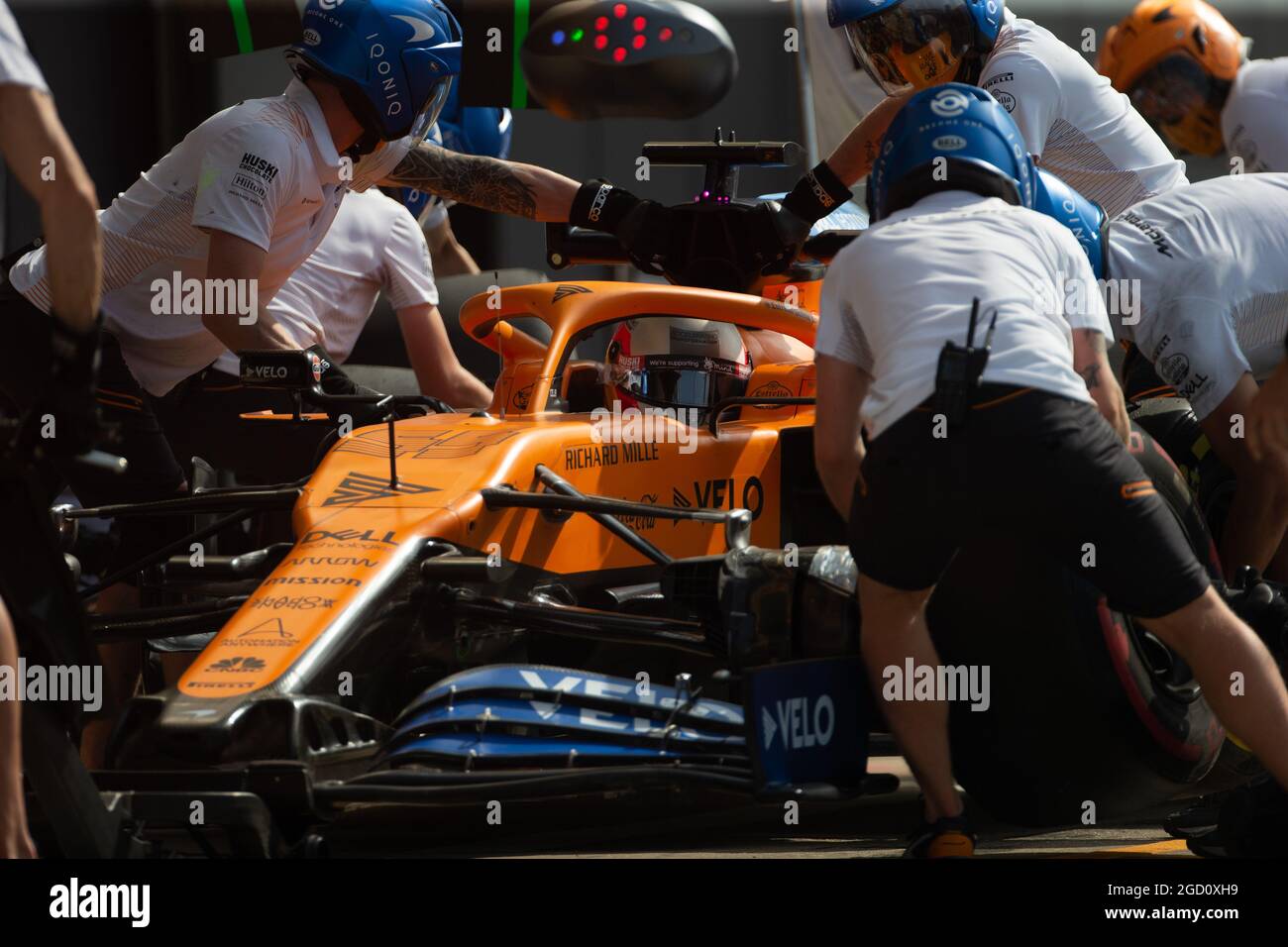 Carlos Sainz Jr (ESP) McLaren MCL35. British Grand Prix, Friday 31st July 2020. Silverstone ...