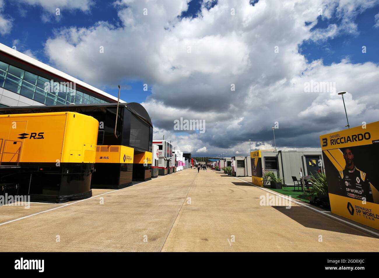 Paddock atmosphere - Renault F1 Team. British Grand Prix, Saturday 1st ...