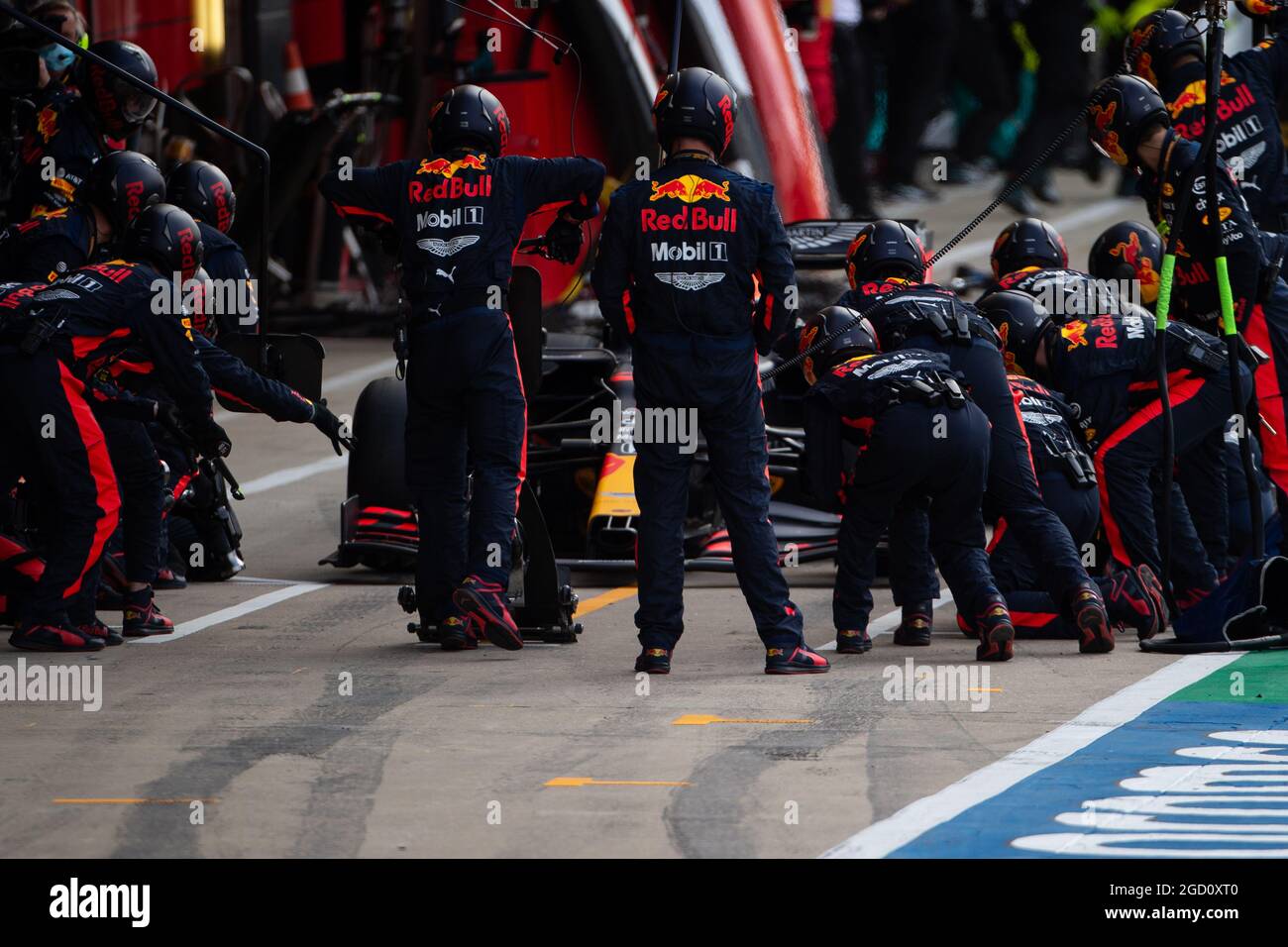 Red bull racing rb16 makes a pit stop hi-res stock photography and ...