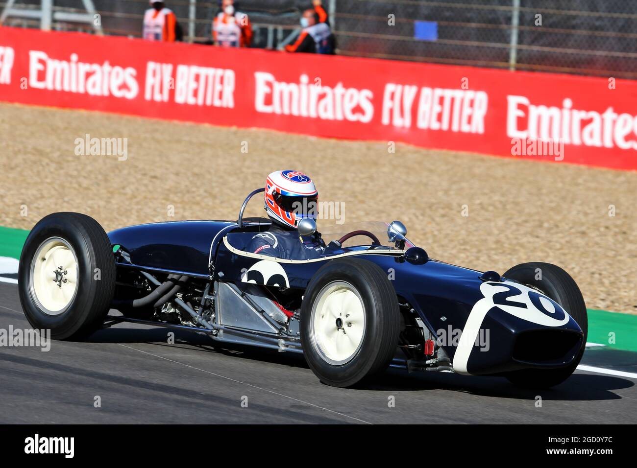 Sky sports f1 presenter in a historic racing car hi-res stock ...