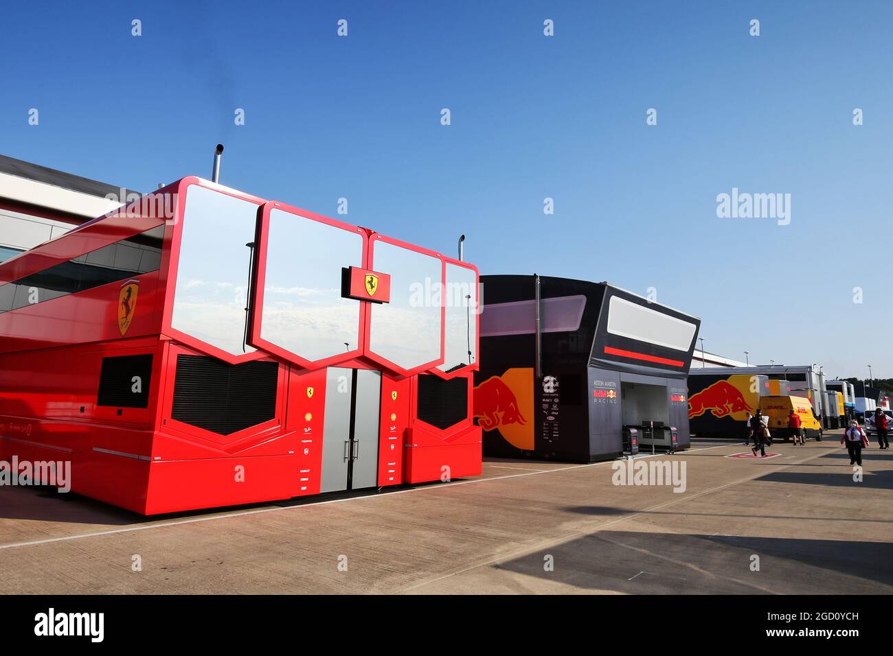 Paddock atmosphere - Ferrari. 70th Anniversary Grand Prix, Saturday 8th ...