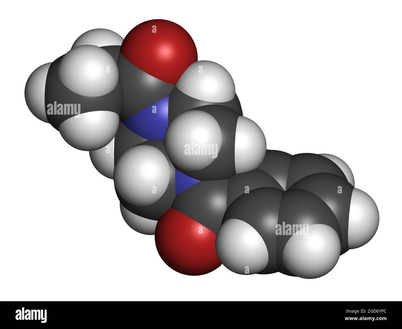 Sunifiram molecule. Potential nootropic. 3D rendering Stock Photo - Alamy