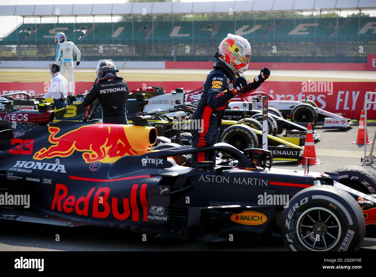 Red bull racing rb16 celebrates in parc ferme hi-res stock photography ...