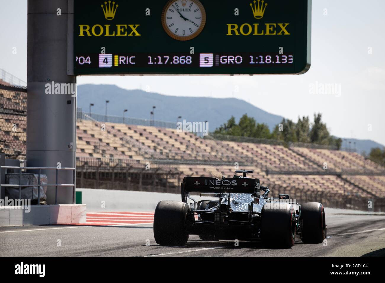 Mercedes amg f1 w11 de lewis hamilton hi-res stock photography and ...