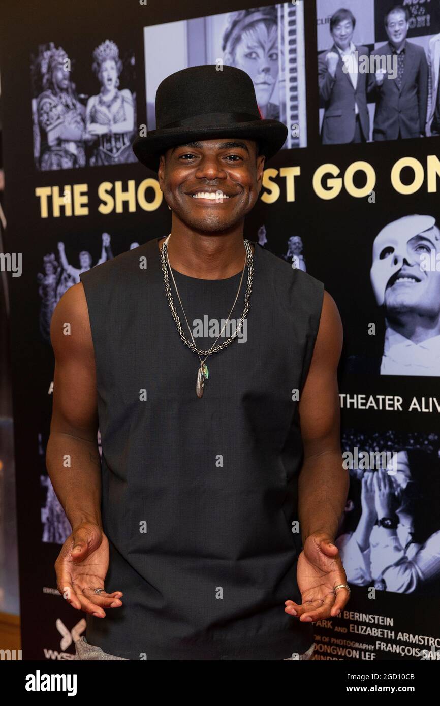 Ahmad Simmons attends premiere of documentary The Show Must Go On at ...