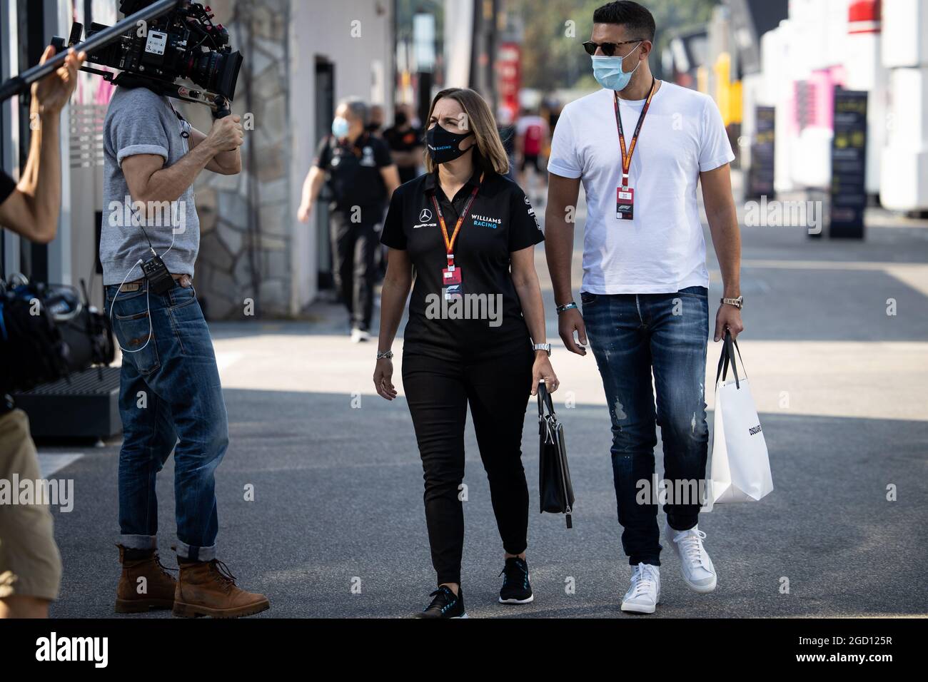 Williams racing deputy team principal her husband marc harris hi-res ...