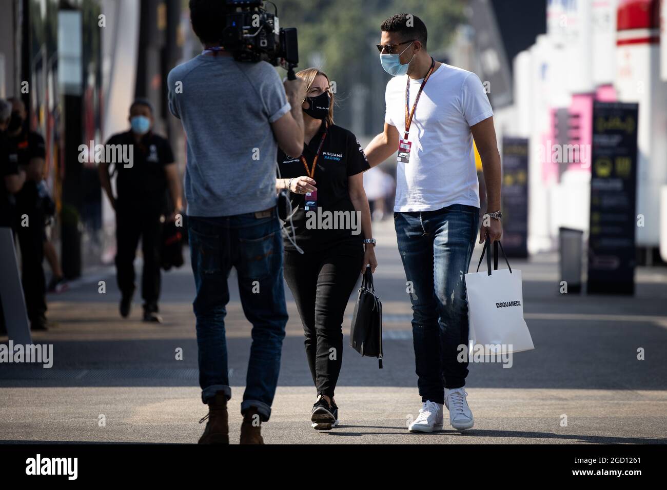 Williams racing deputy team principal her husband marc harris hi-res ...