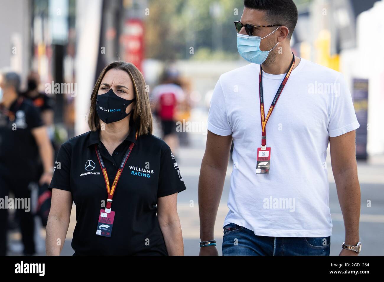 Claire Williams (GBR) Williams Racing Deputy Team Principal with her ...