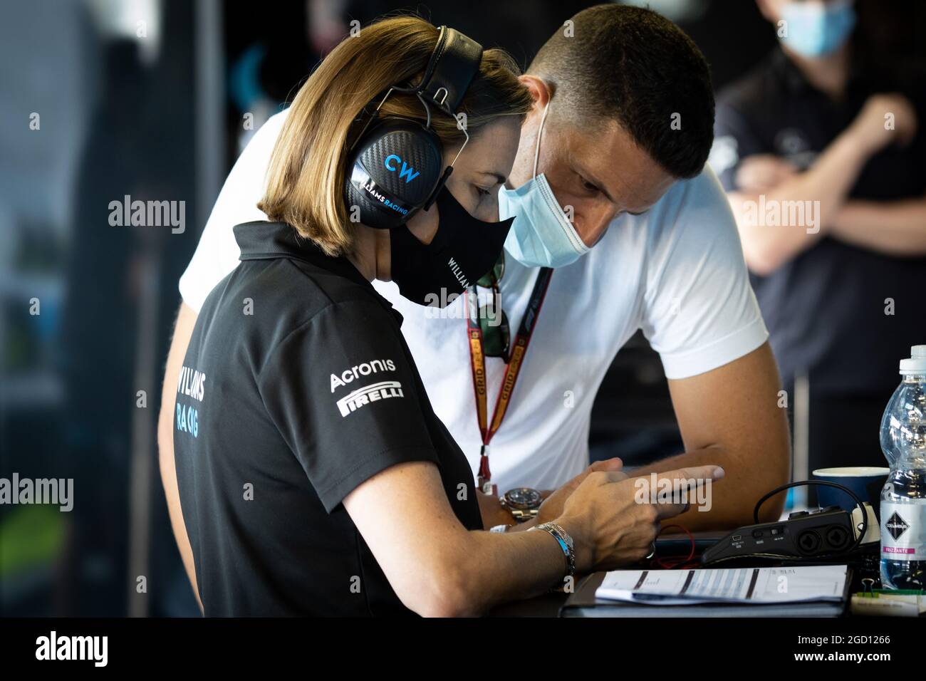Williams racing deputy team principal her husband marc harris hi-res ...