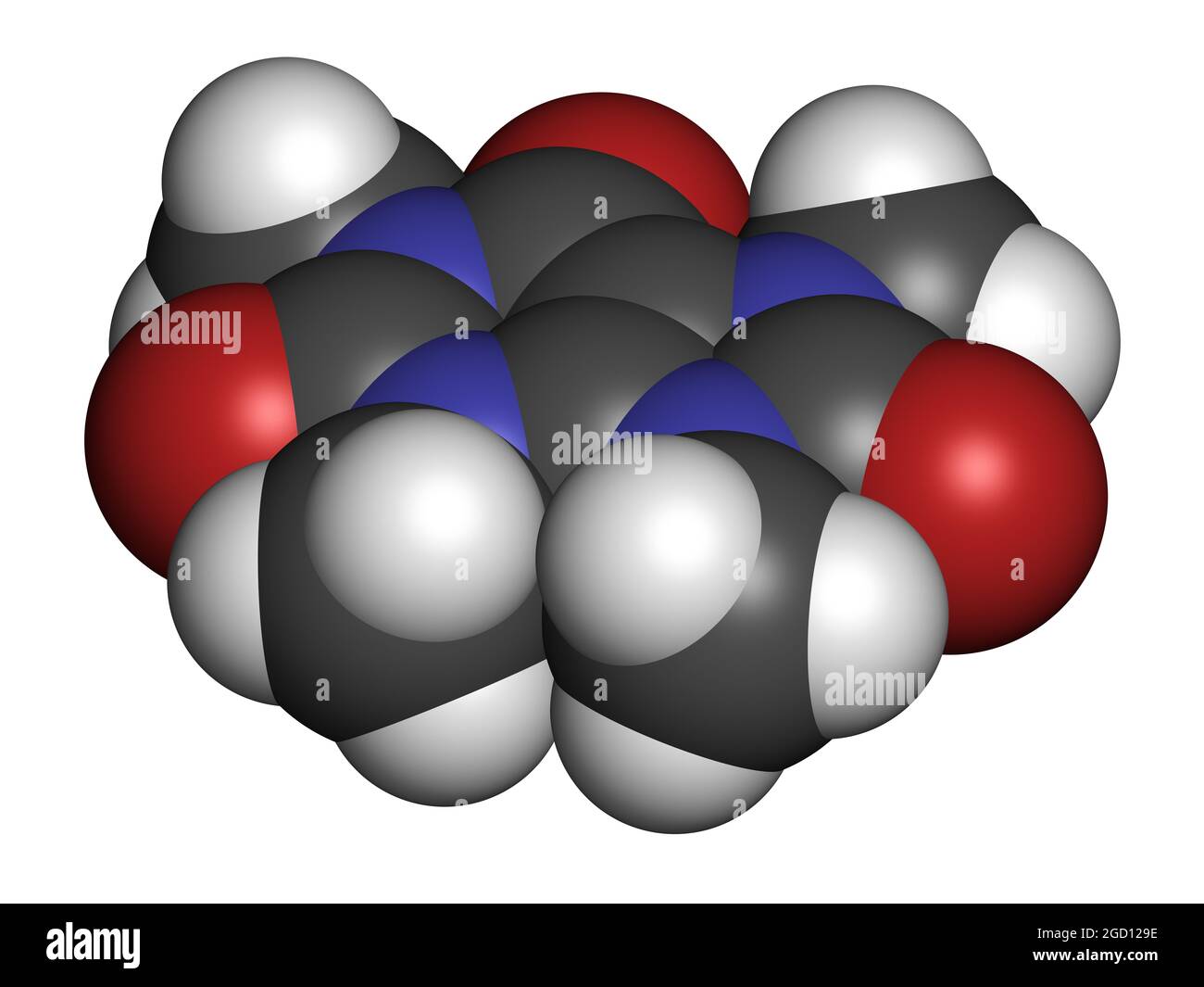 Theacrine molecule hi-res stock photography and images - Alamy