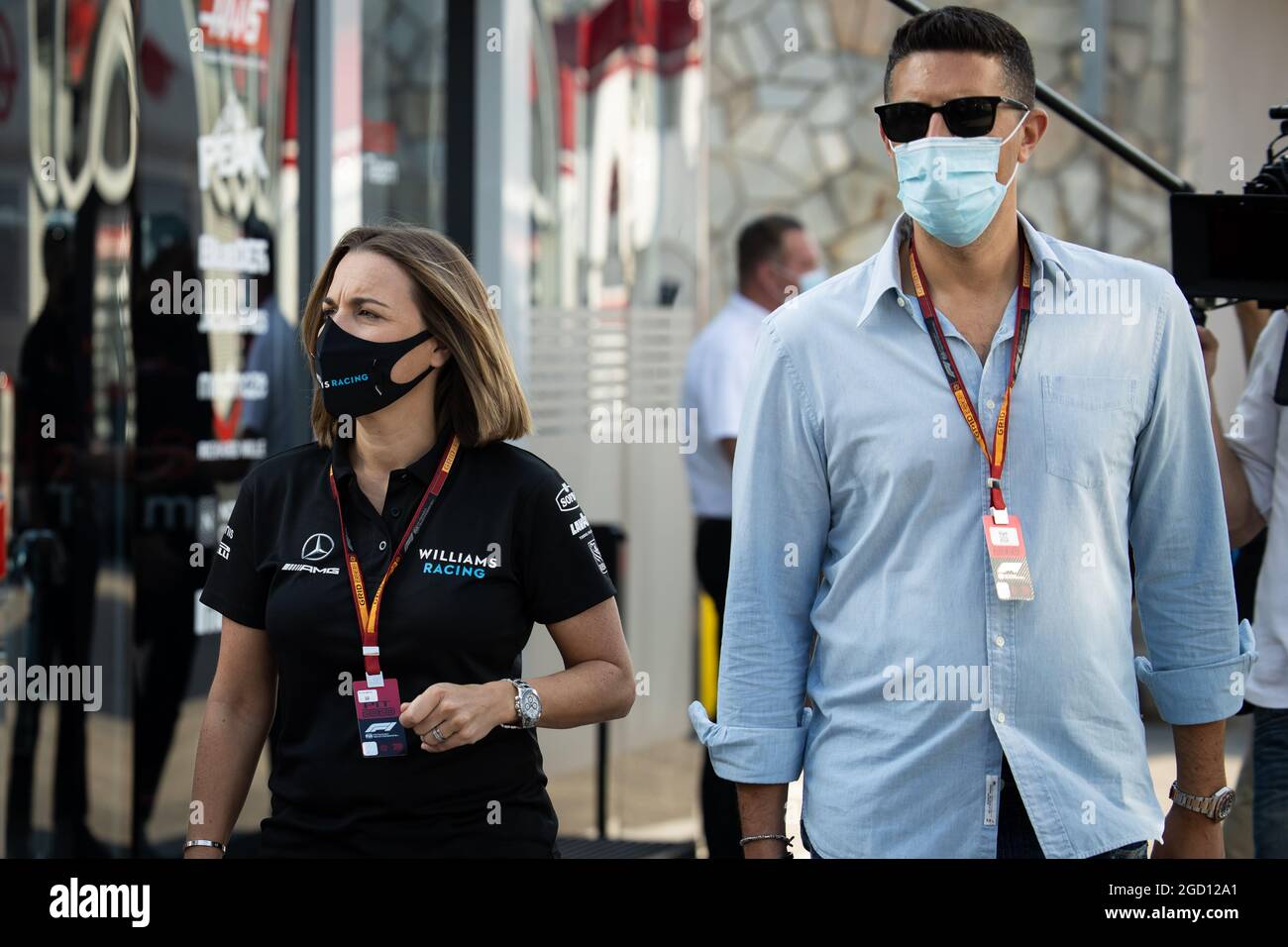 Williams racing deputy team principal her husband marc harris hi-res ...