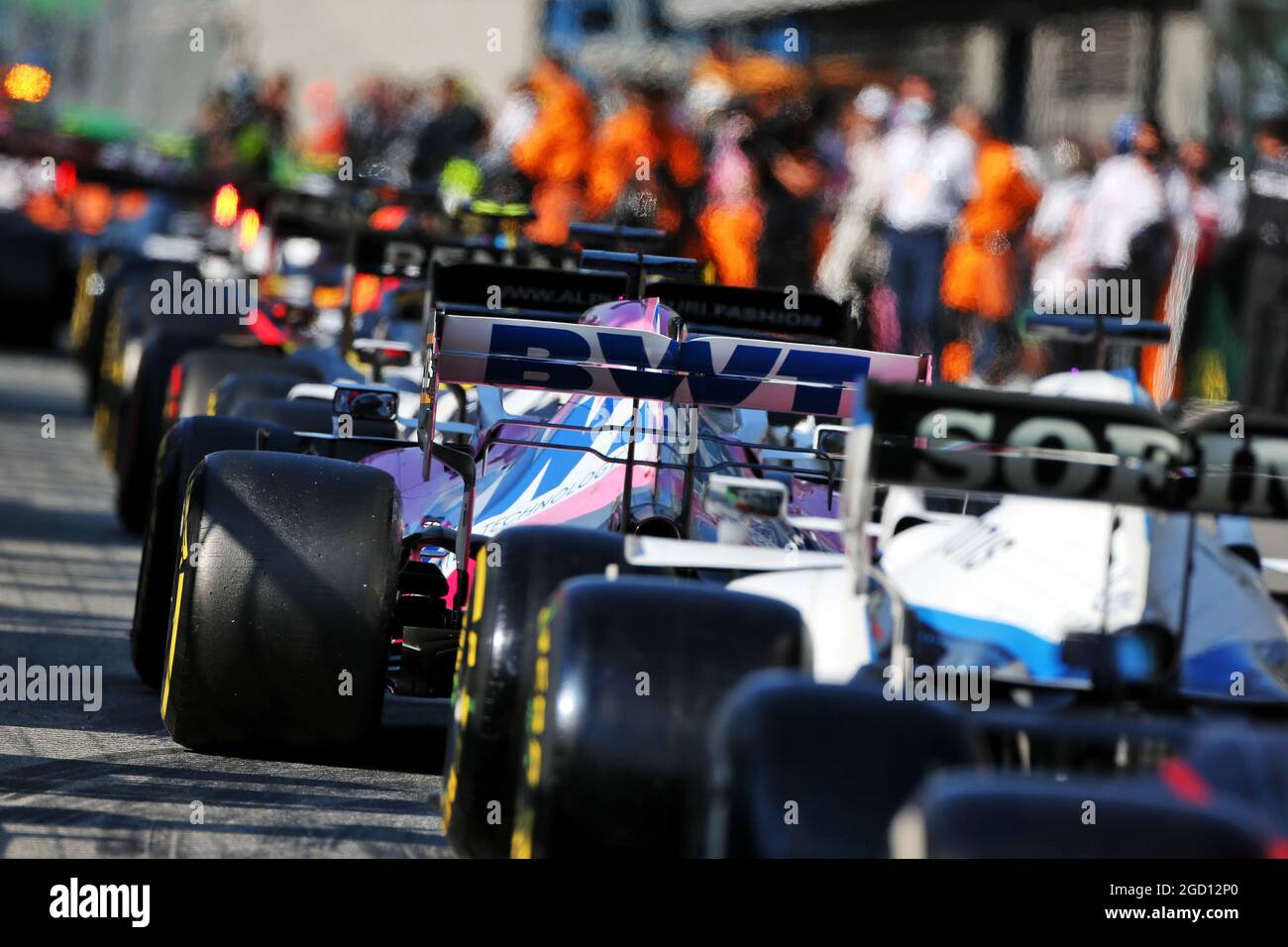 Racing point f1 team rp19 in pits hi-res stock photography and images ...