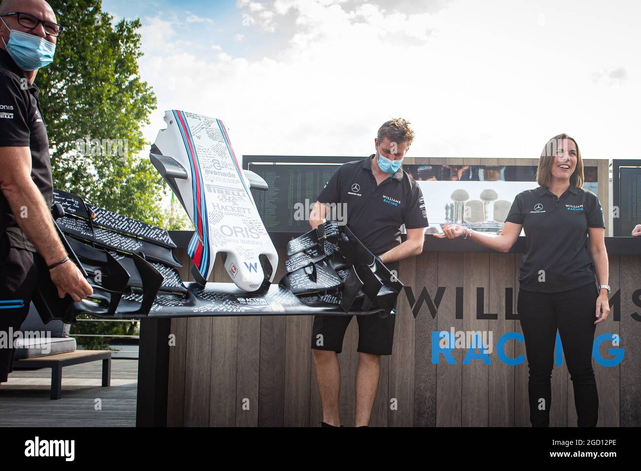 Claire Williams (GBR) Williams Racing Deputy Team Principal presented ...