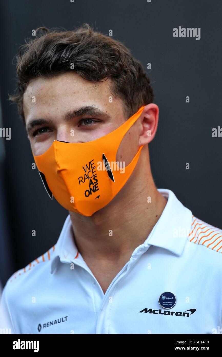 Lando Norris (GBR) McLaren. Russian Grand Prix, Friday 25th September ...