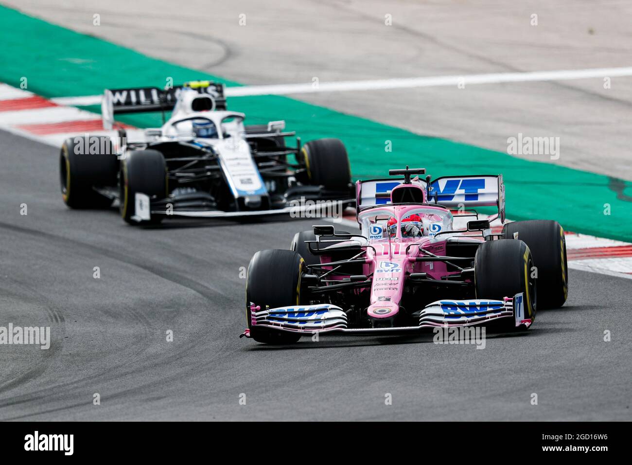 Sergio Perez (MEX) Racing Point F1 Team RP19. Portuguese Grand Prix ...