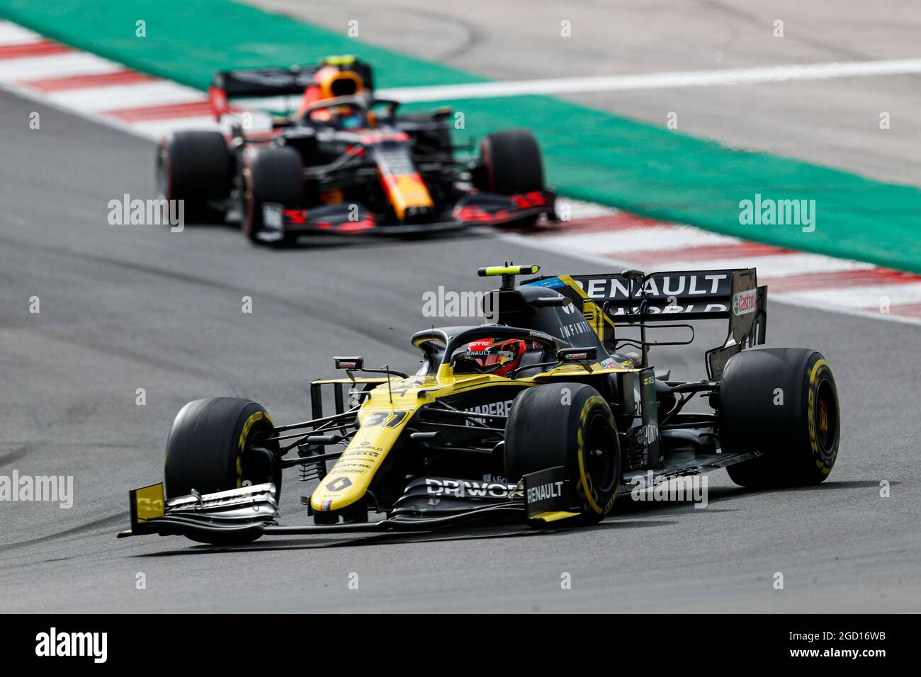 Esteban Ocon (FRA) Renault F1 Team RS20. Portuguese Grand Prix, Sunday ...
