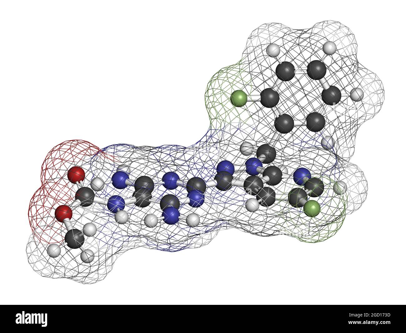 Vericiguat heart failure drug molecule hi-res stock photography and ...
