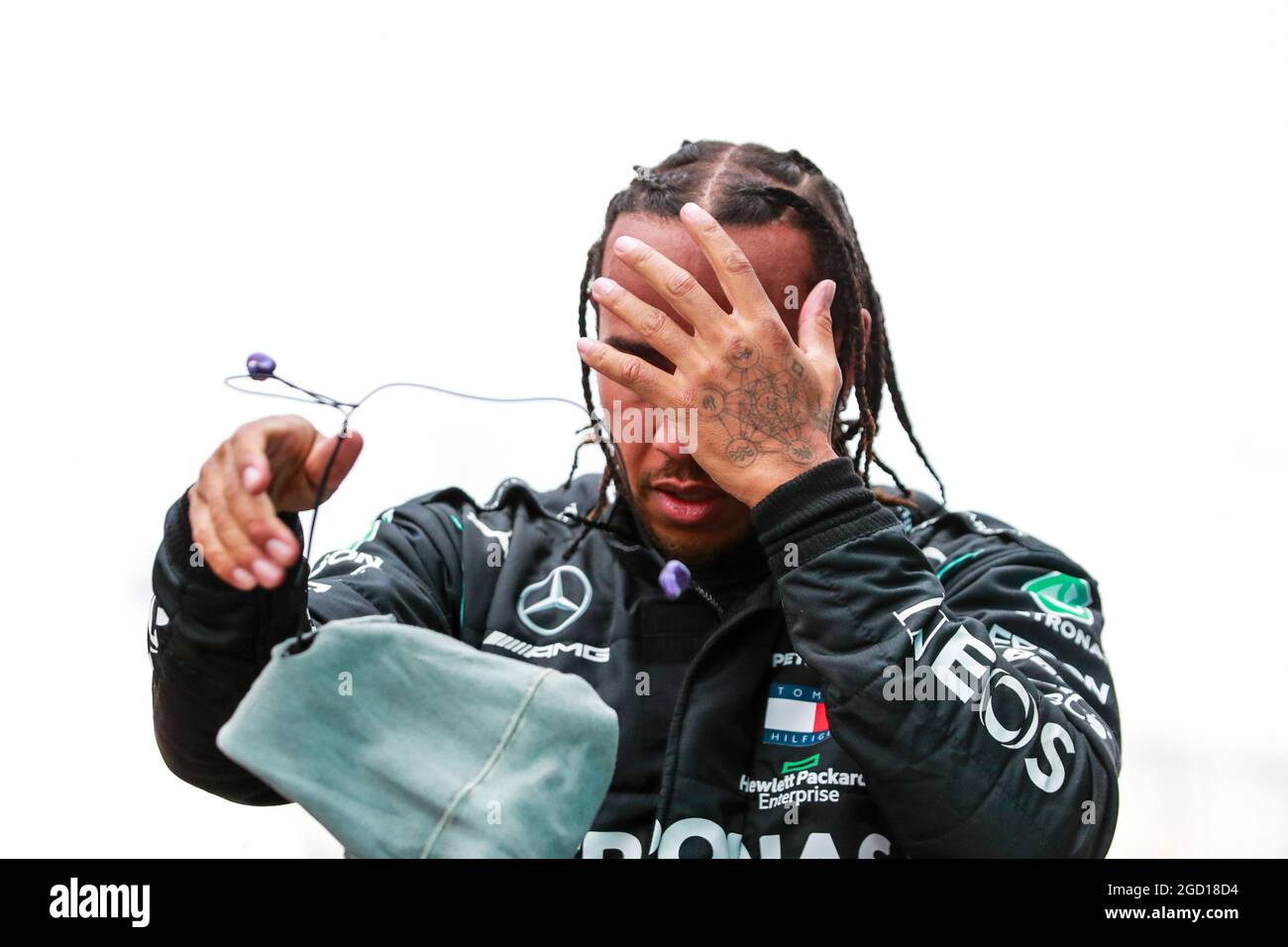 Race winner and World Champion Lewis Hamilton (GBR) Mercedes AMG F1 ...