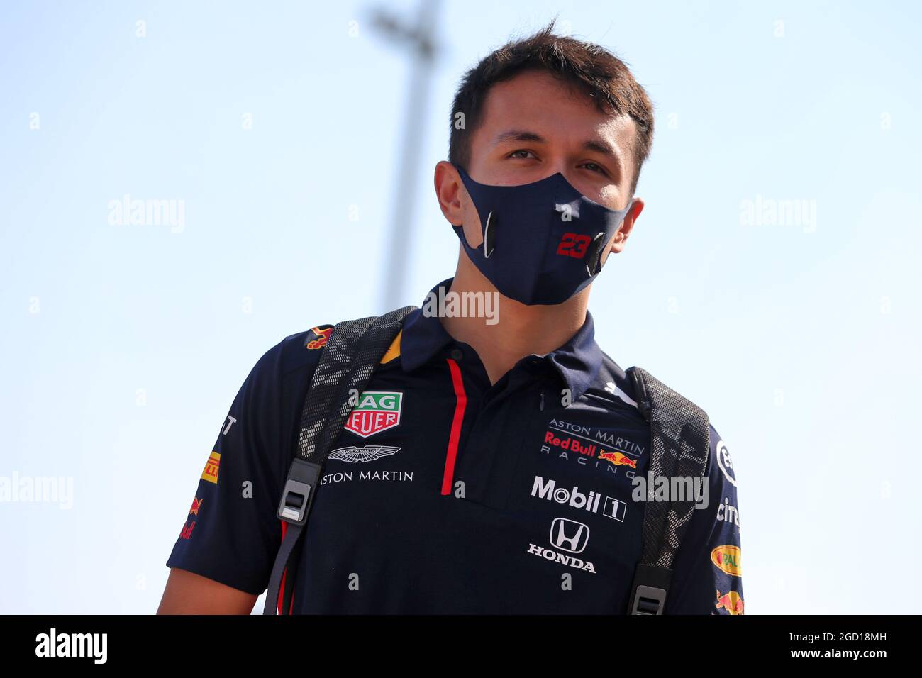 Alexander Albon (THA) Red Bull Racing. Bahrain Grand Prix, Thursday ...