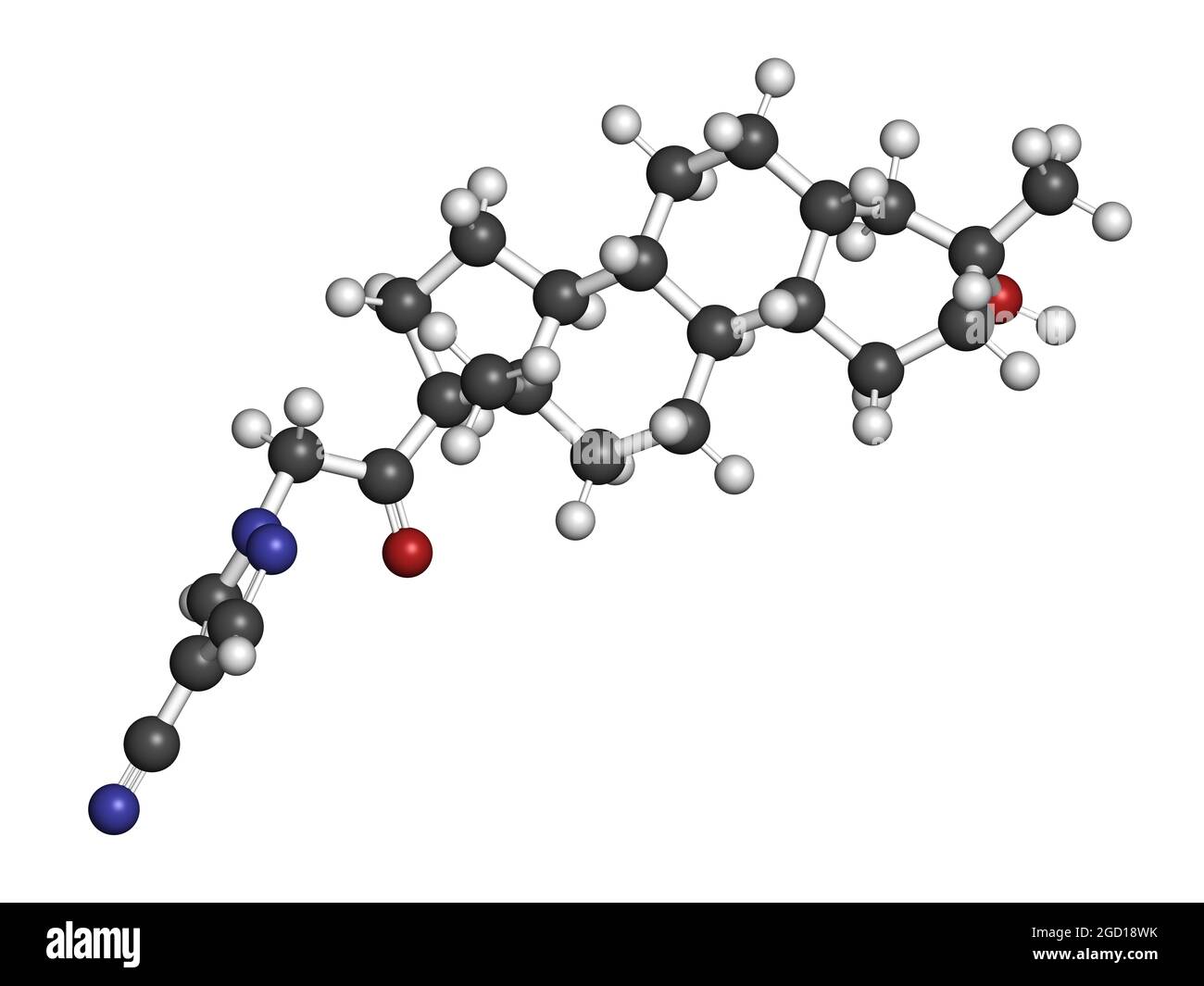 Zuranolone drug molecule. 3D rendering Stock Photo - Alamy