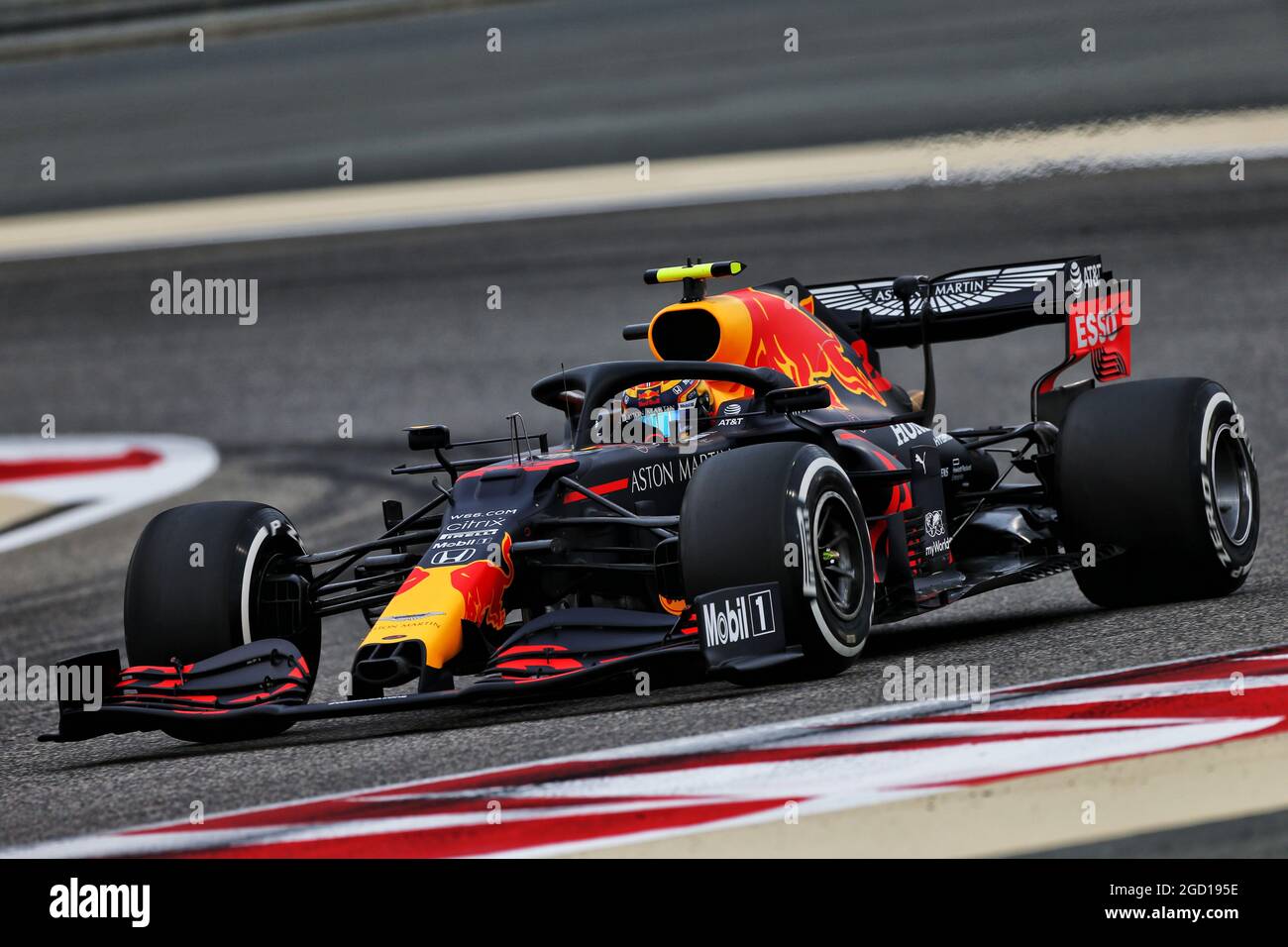 Alexander Albon (THA) Red Bull Racing RB16. Bahrain Grand Prix, Friday ...
