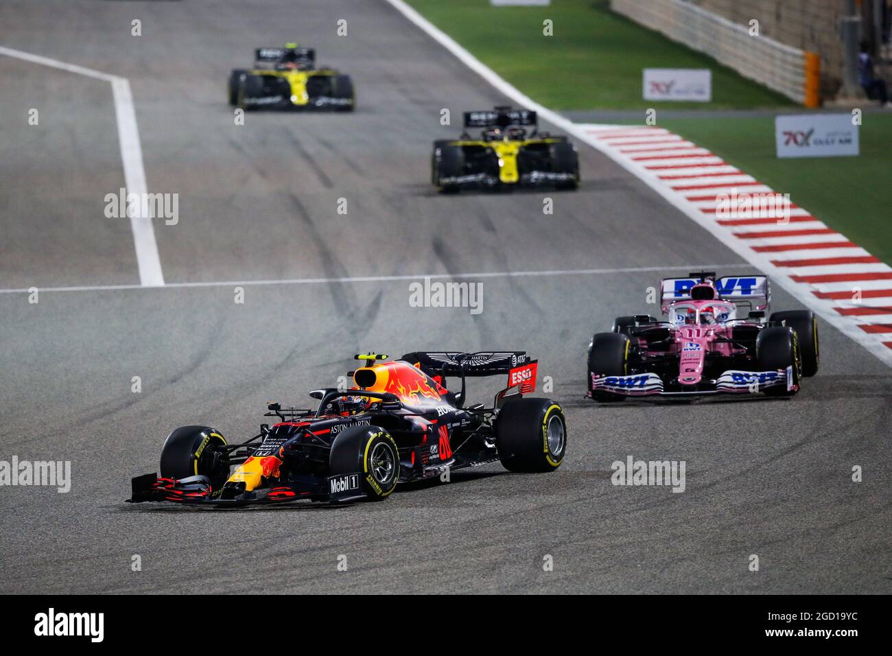 Alexander Albon (THA) Red Bull Racing RB16. Bahrain Grand Prix, Sunday ...