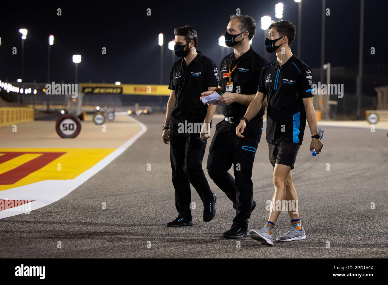 Jack Aitken (GBR) / (KOR) Williams Racing walks the circuit with the ...