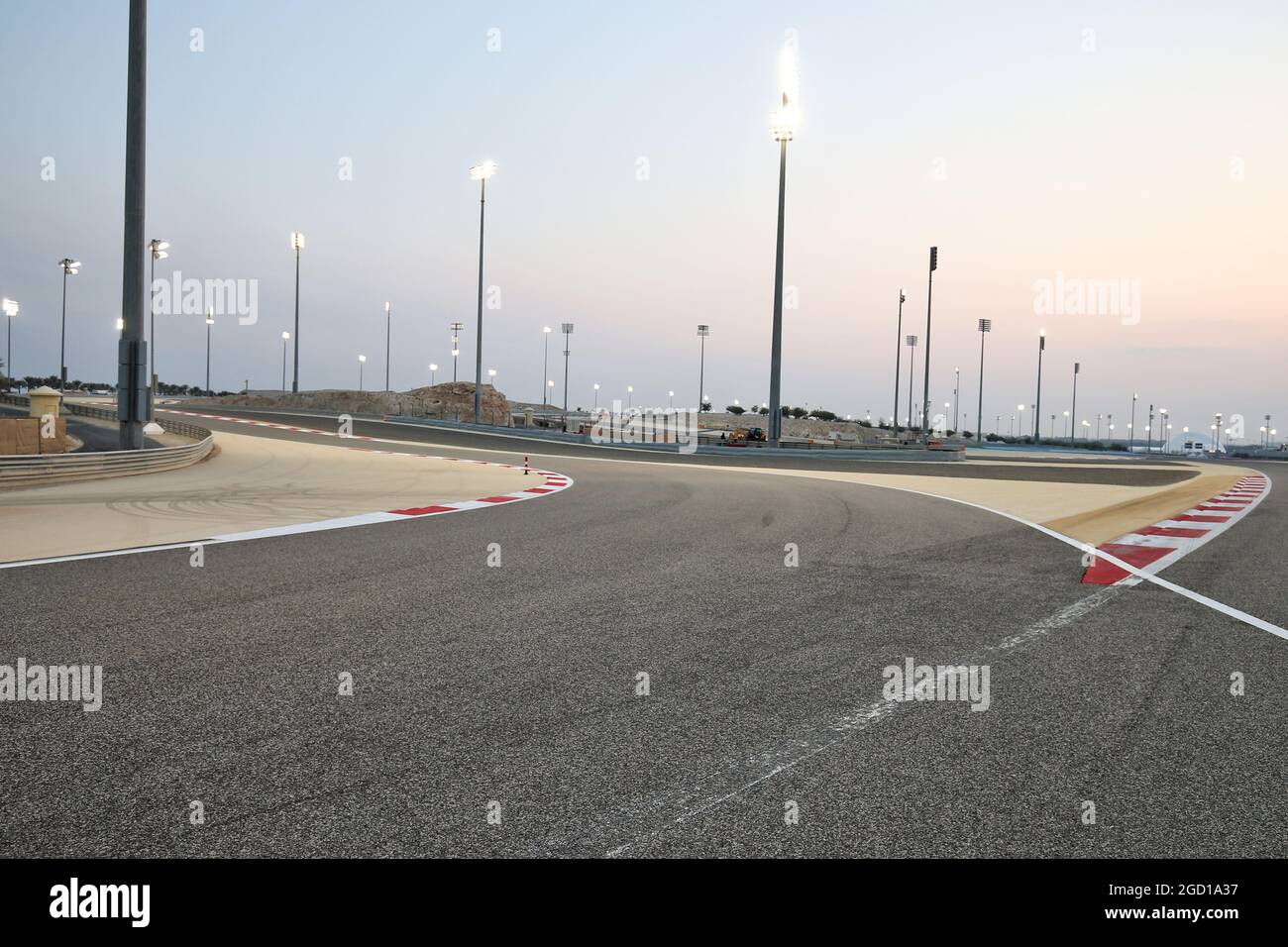 Circuit detail. Sakhir Grand Prix, Thursday 3rd December 2020. Sakhir ...