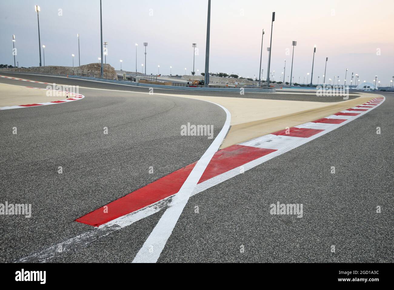 Circuit detail. Sakhir Grand Prix, Thursday 3rd December 2020. Sakhir ...