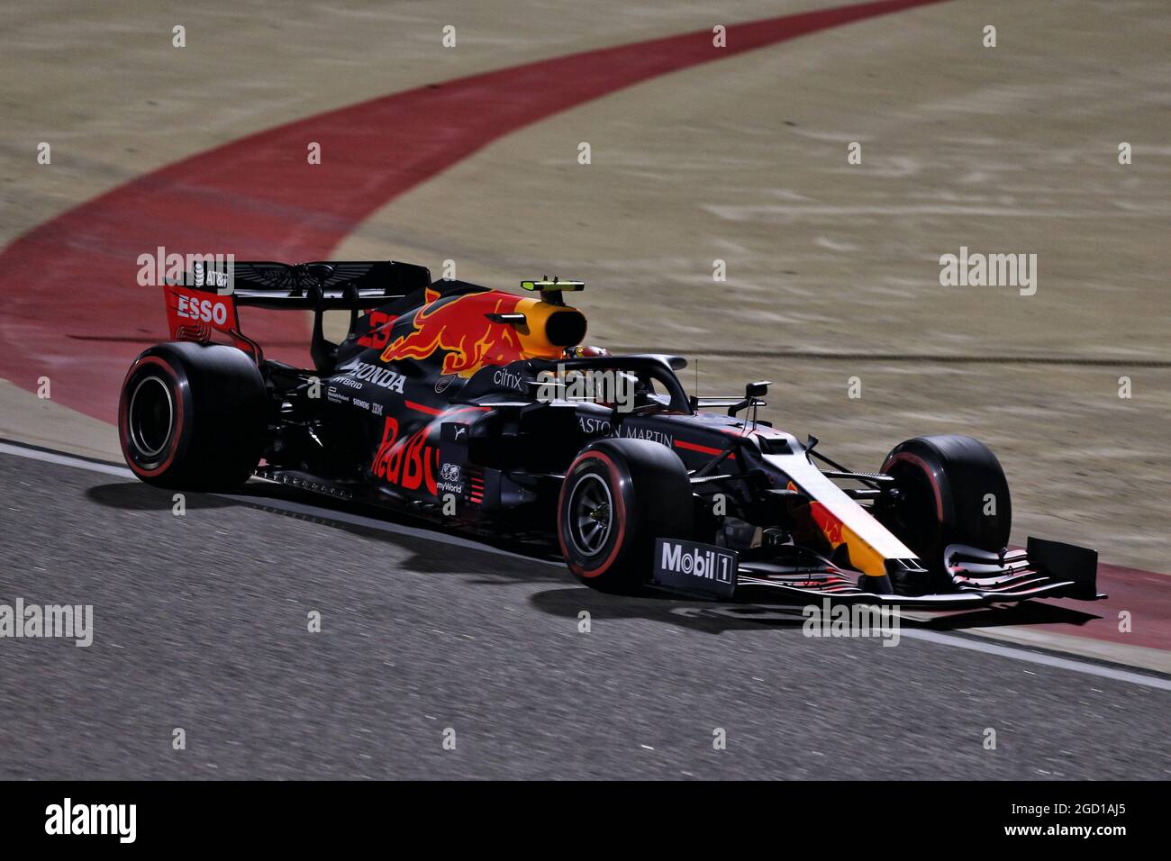 Alexander Albon (THA) Red Bull Racing RB16. Sakhir Grand Prix, Friday ...
