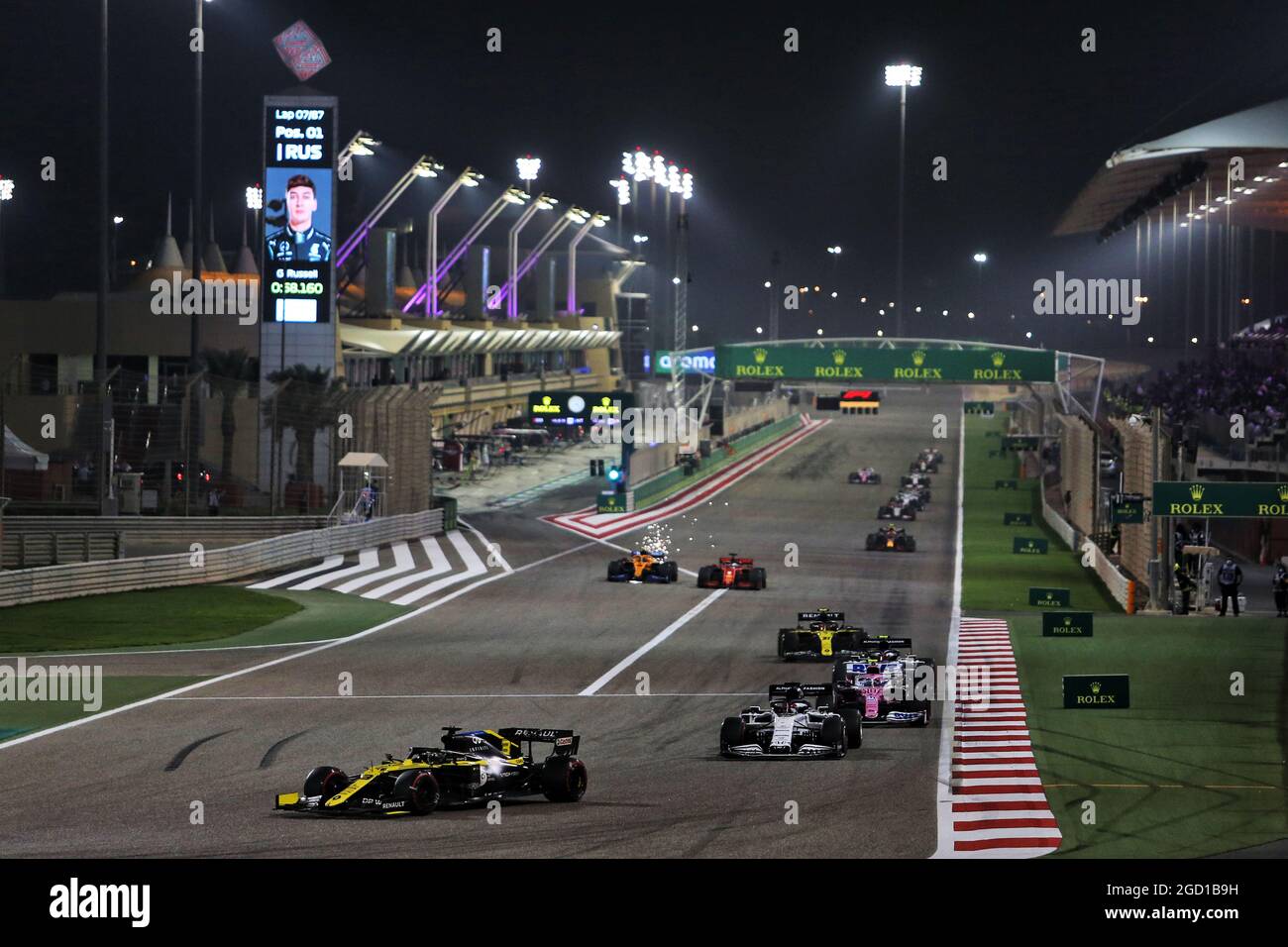 Daniel Ricciardo (AUS) Renault F1 Team RS20. Sakhir Grand Prix, Sunday ...