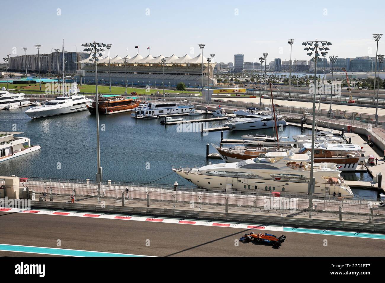 Carlos Sainz Jr (ESP) McLaren MCL35. Abu Dhabi Grand Prix, Friday 11th ...