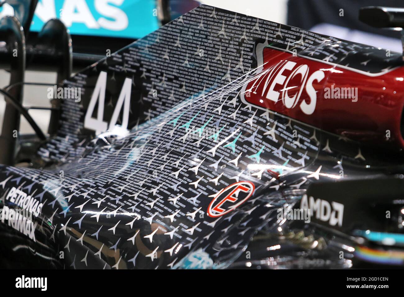 Mercedes amg f1 w11 engine cover livery hi-res stock photography and ...