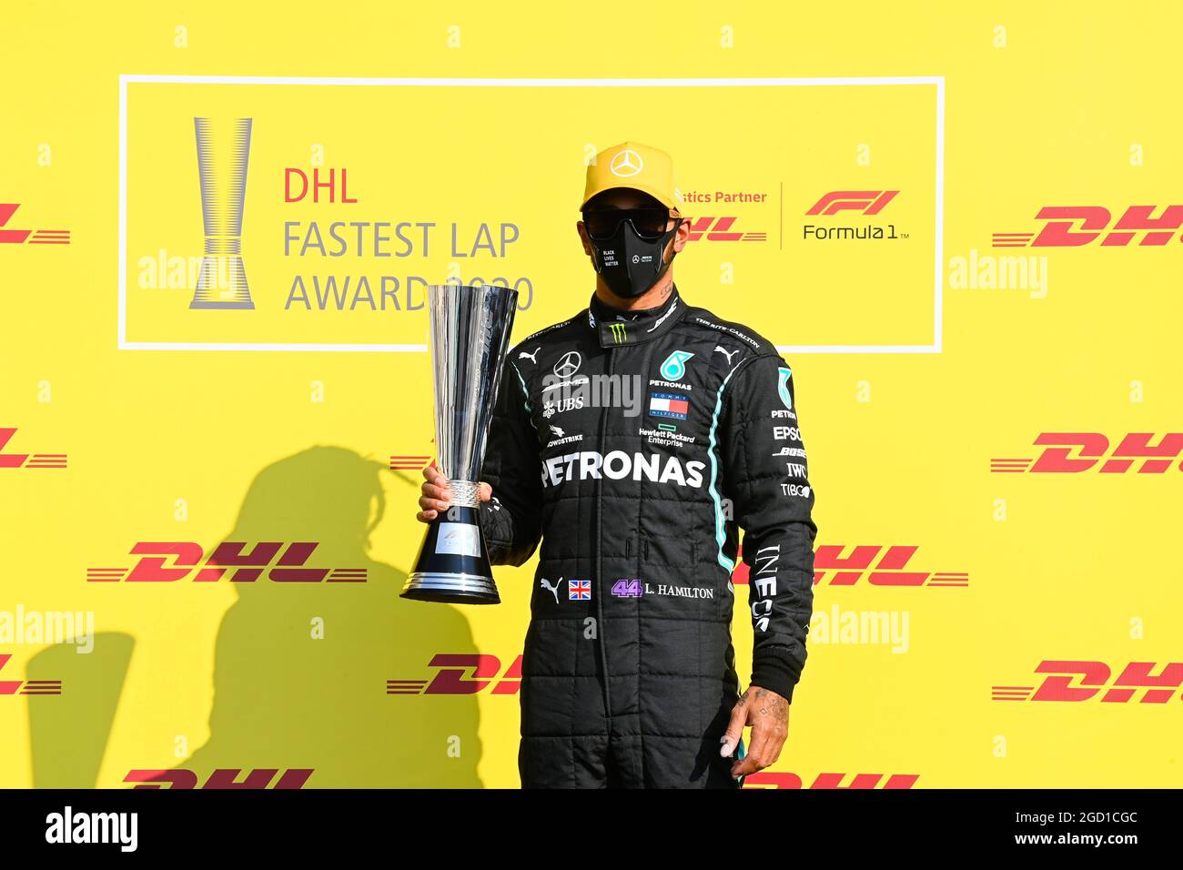 Mercedes amg f1 receives dhl fastest lap award hi-res stock photography ...