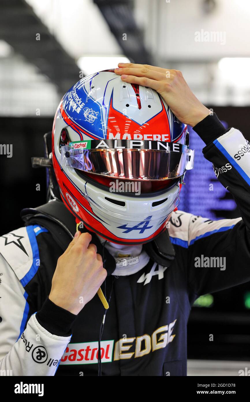 Esteban Ocon (FRA) Alpine F1 Team. Formula One Testing, Friday 12th ...