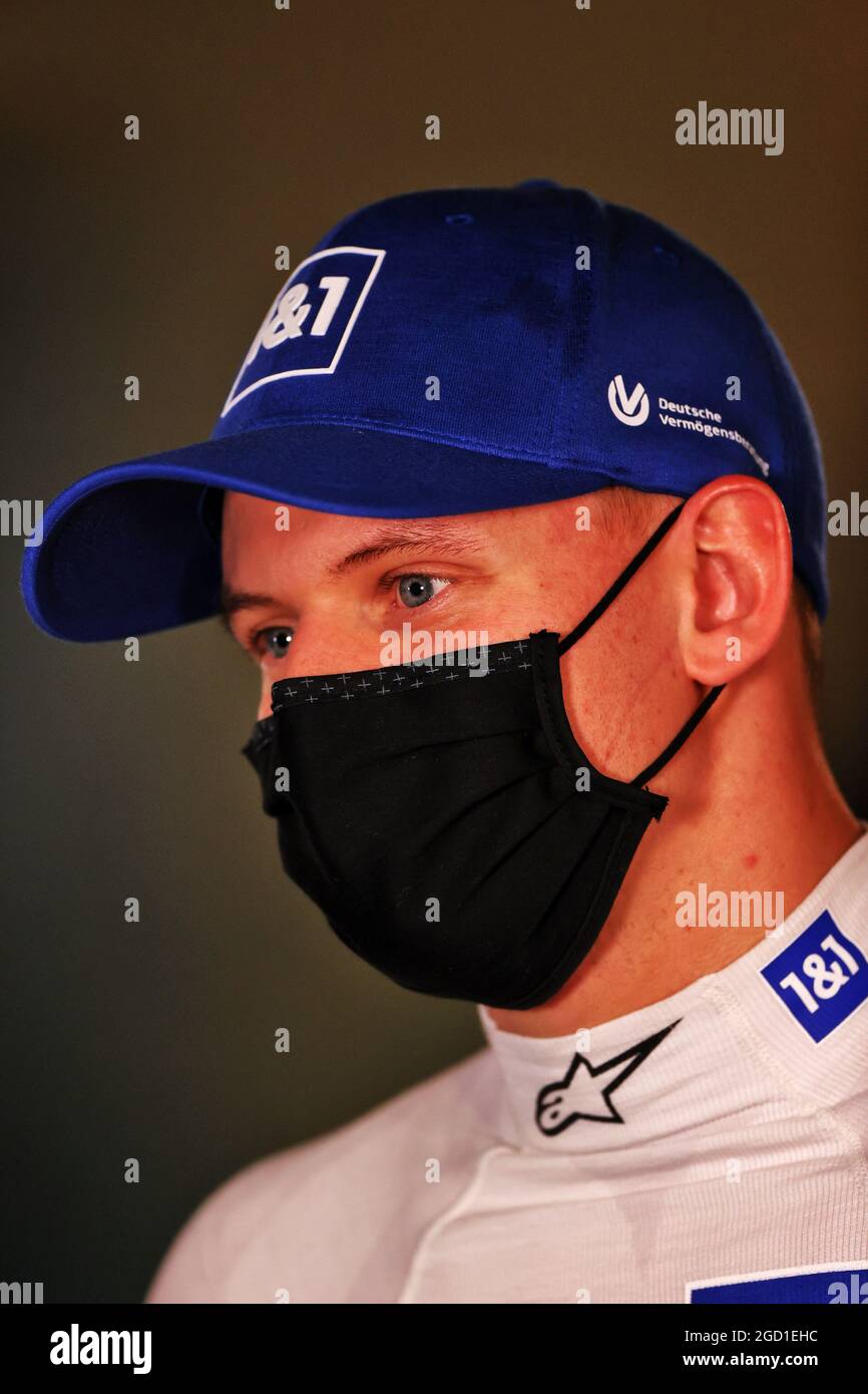 Mick Schumacher (GER) Haas F1 Team. Bahrain Grand Prix, Saturday 27th ...