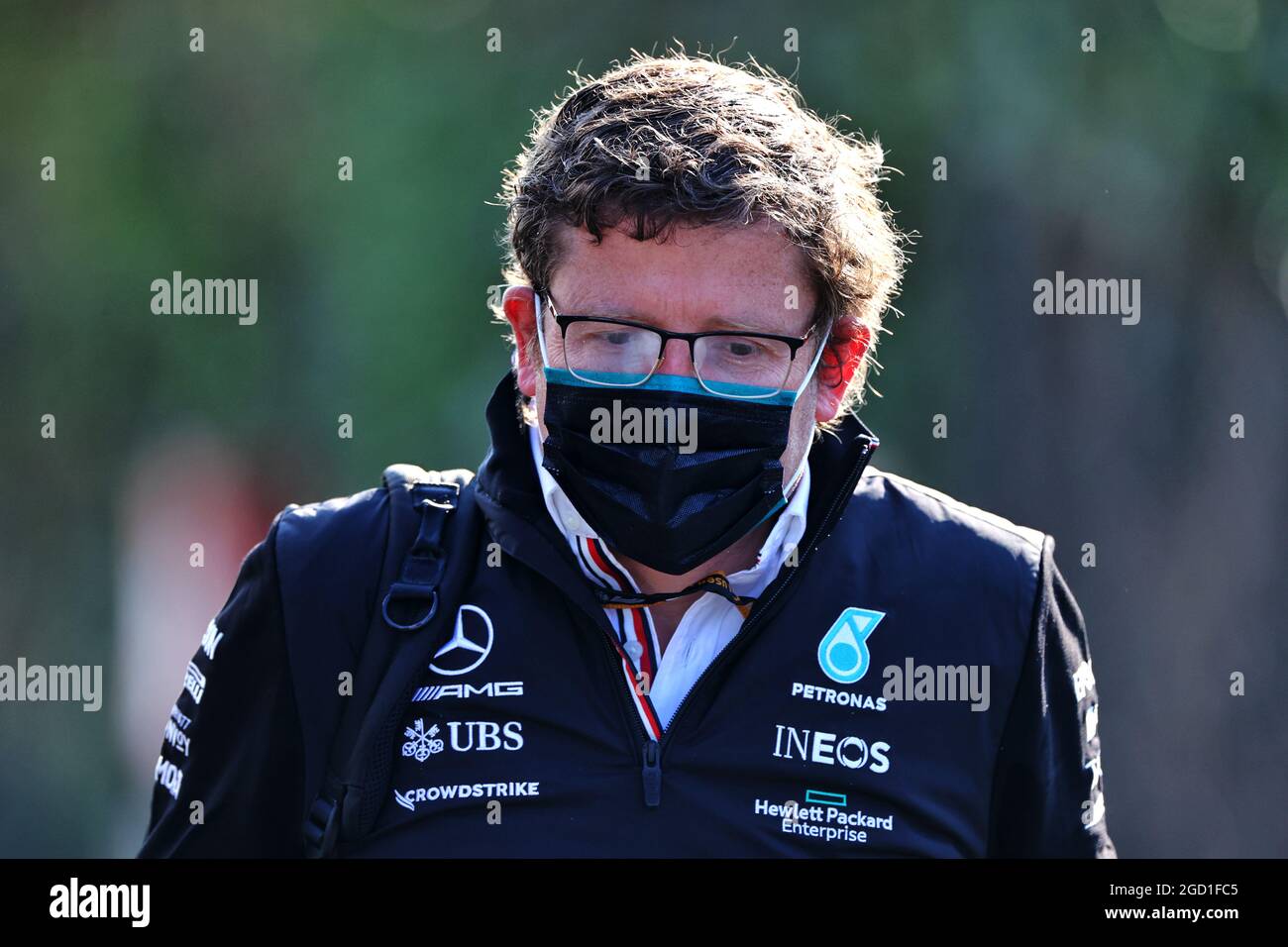 Mercedes amg f1 chief engineer trackside hi-res stock photography and ...