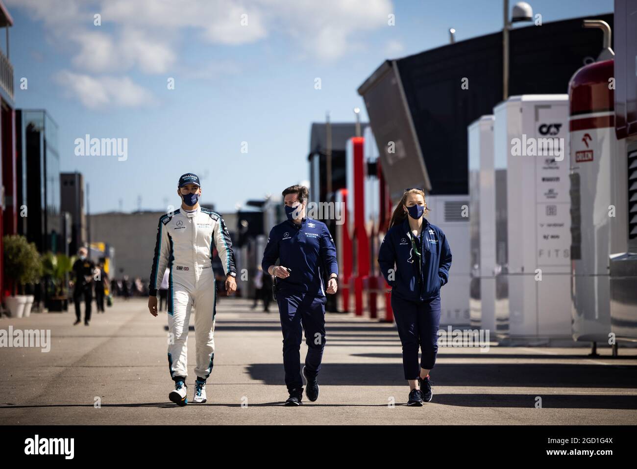 Williams racing social media manager eve merrell hi-res stock ...